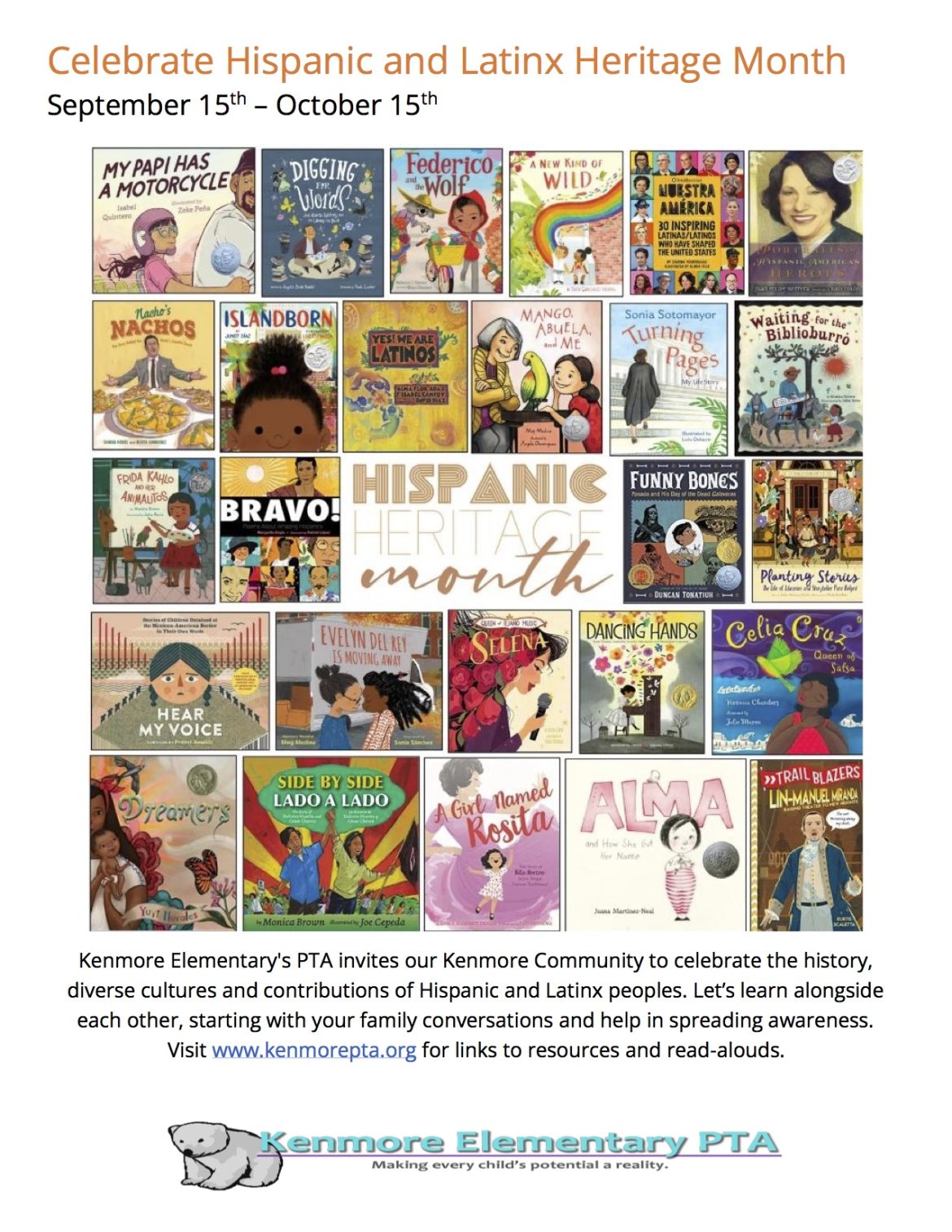 National Hispanic and Latinx Heritage Month – Kenmore Elementary PTA